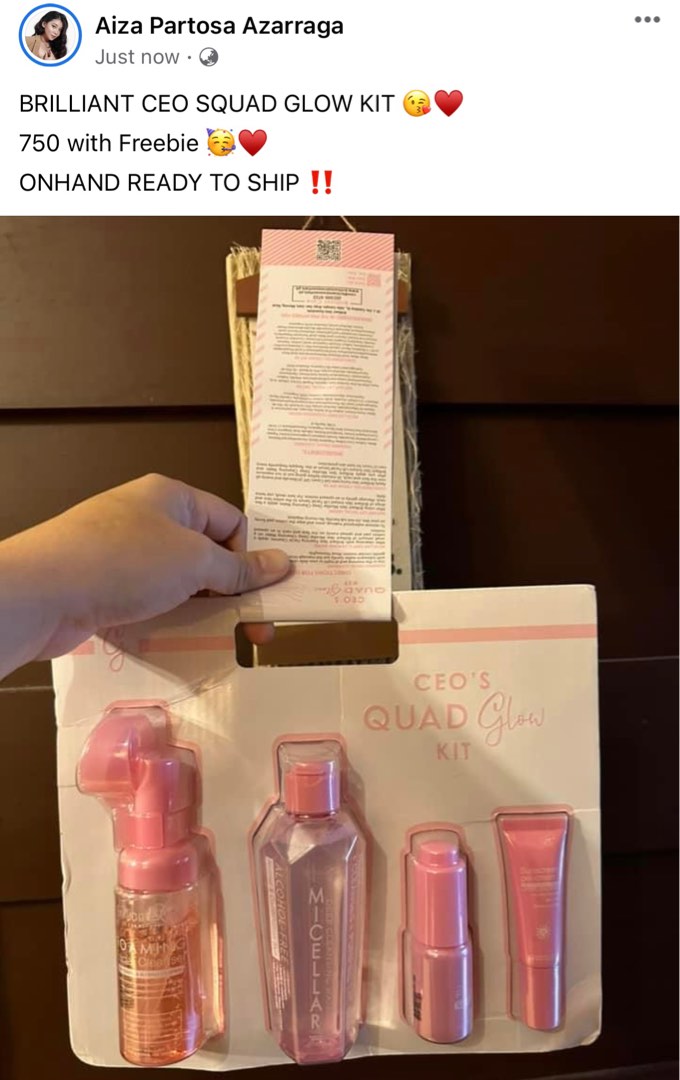 BRILLIANT CEO GLOW KIT, Beauty & Personal Care, Face, Face Care on ...