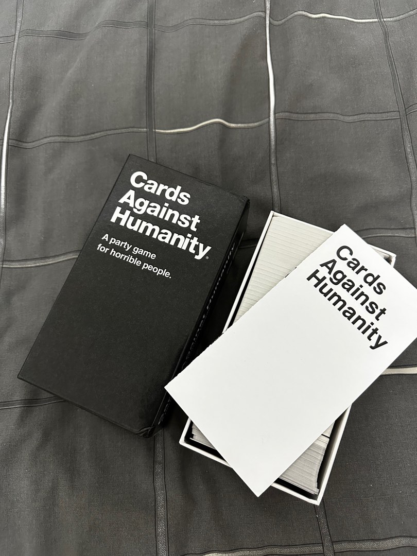 Cards Against Humanity full deck, Hobbies & Toys, Toys & Games on Carousell