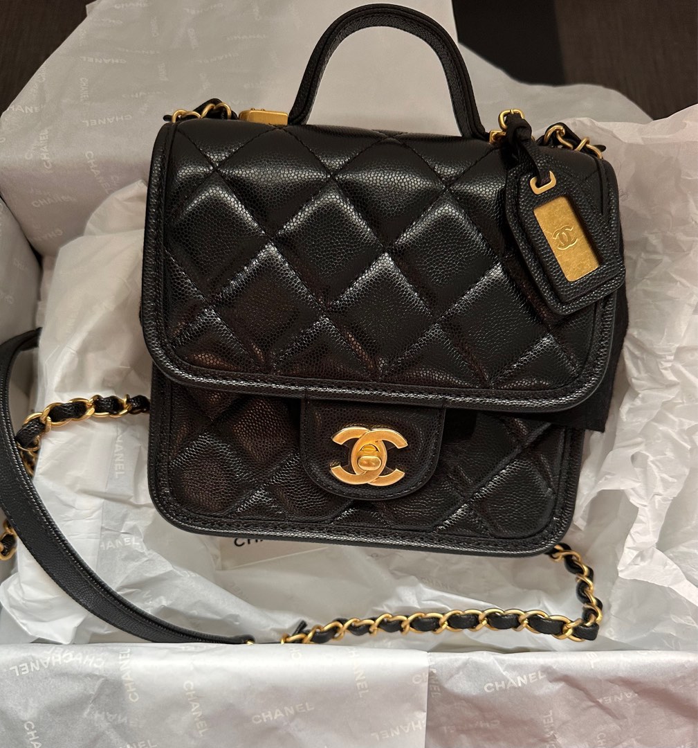 Chanel 22k mini flap, Luxury, Bags & Wallets on Carousell