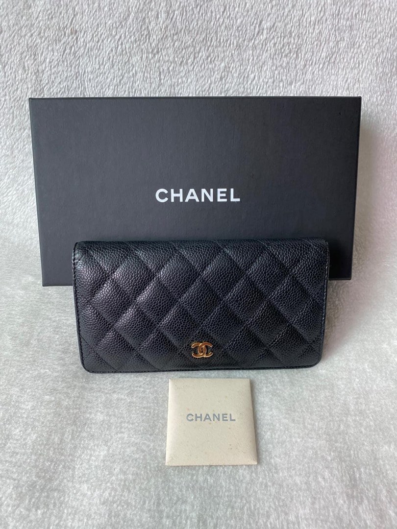 CHANEL LONG WALLET, Luxury, Bags & Wallets on Carousell