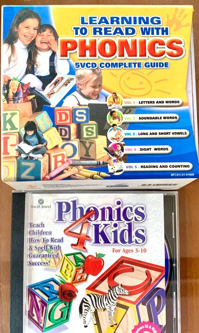 Children preschoolers Phonics learning to read VCD, Hobbies & Toys, Books & Magazines, Children ...