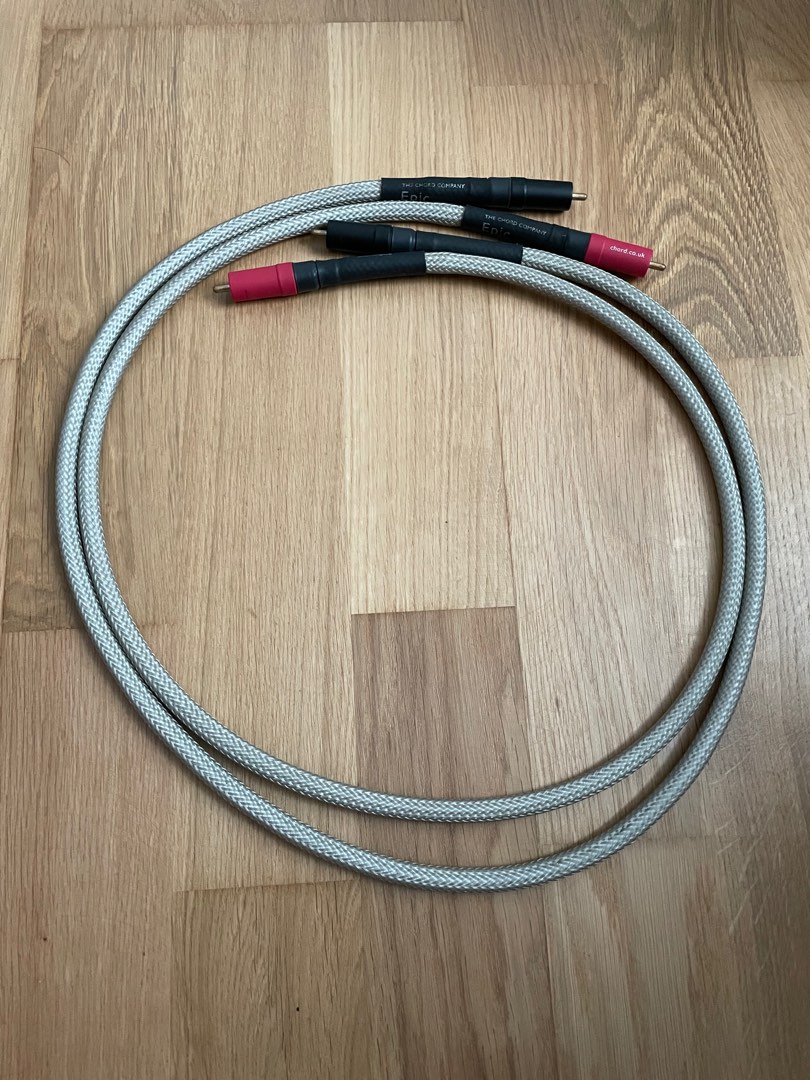 Chord Epic RCA cables (1m pair), Audio, Other Audio Equipment on Carousell