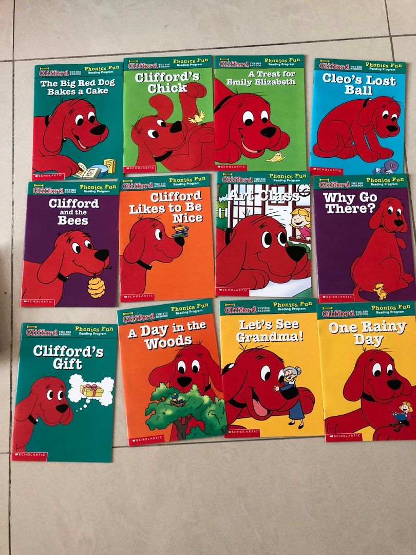 Clifford The Big Red Dog Phonics Fun Reading Program Pack 3, Hobbies ...