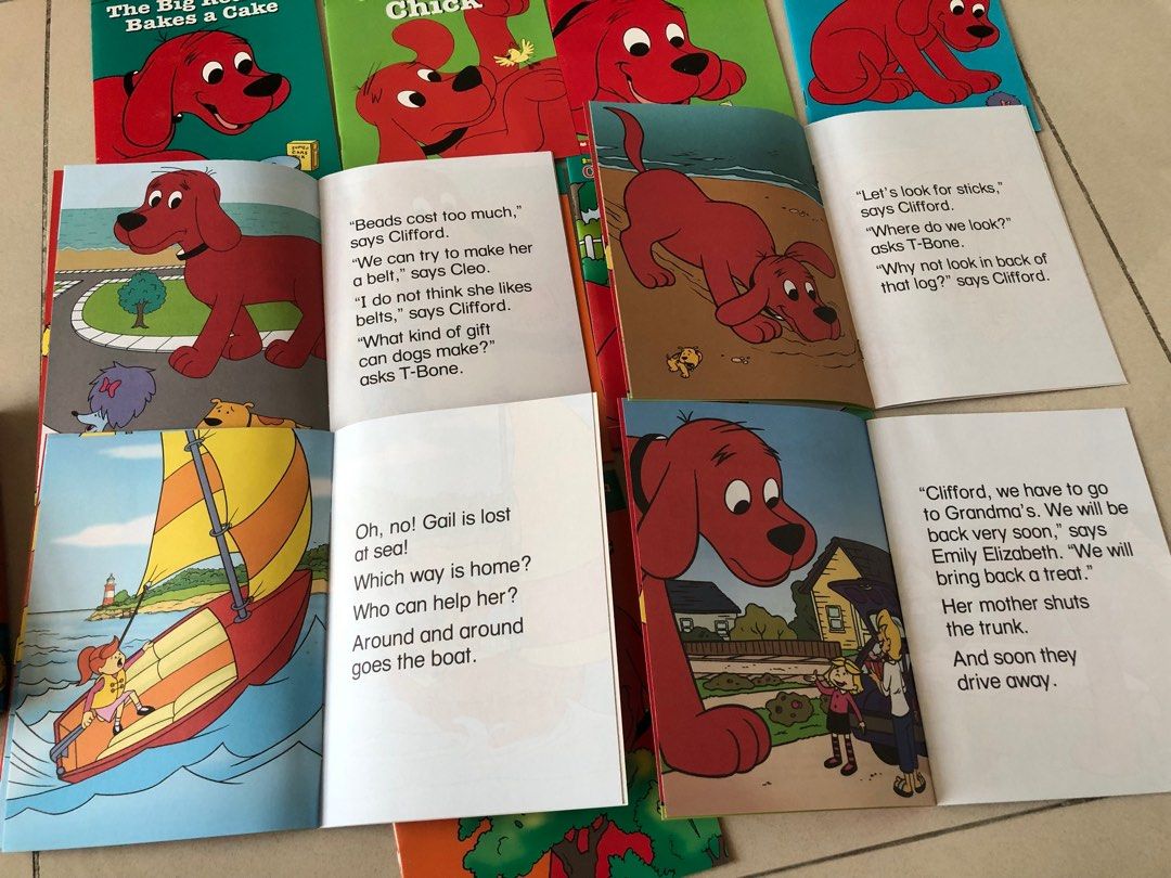 Clifford The Big Red Dog Phonics Fun Reading Program Pack 3, Hobbies ...
