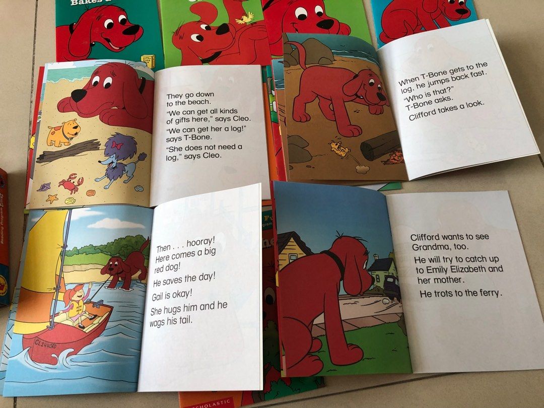 Clifford The Big Red Dog Phonics Fun Reading Program Pack 3, Hobbies ...