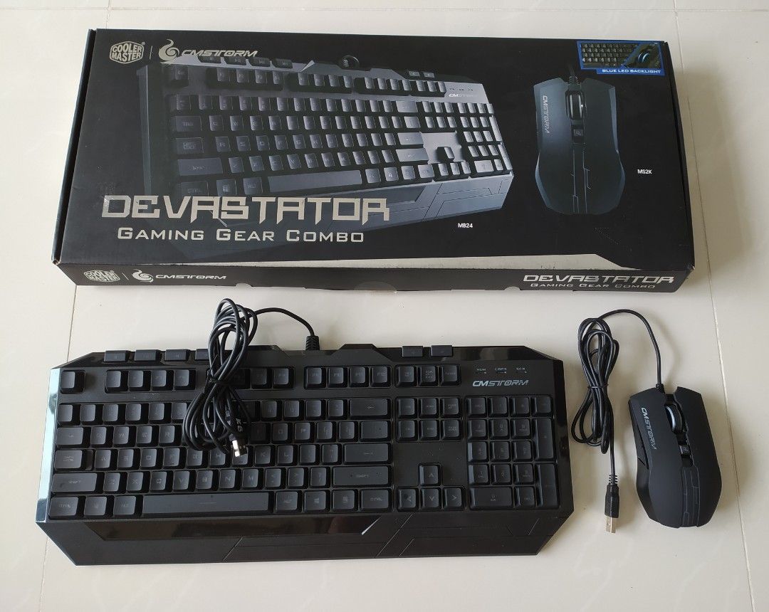 CMStorm Devastator Keyboard Mouse Combo, Computers & Tech, Parts ...