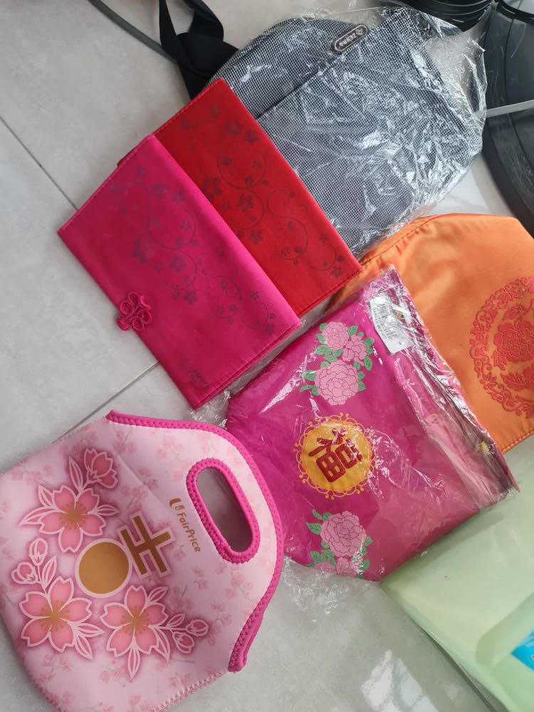 CNY Mandarin Orange Bags, Women's Fashion, Bags & Wallets, Tote Bags on ...