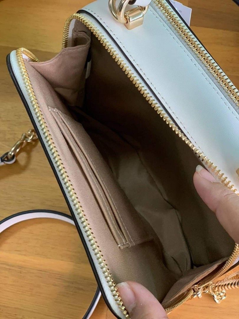 Coach Box Crossbody in Signature Canvas Light Khaki, Women's Fashion ...