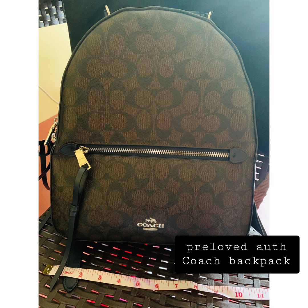 Coach monogram backpack, Women's Fashion, Bags & Wallets, Backpacks on ...