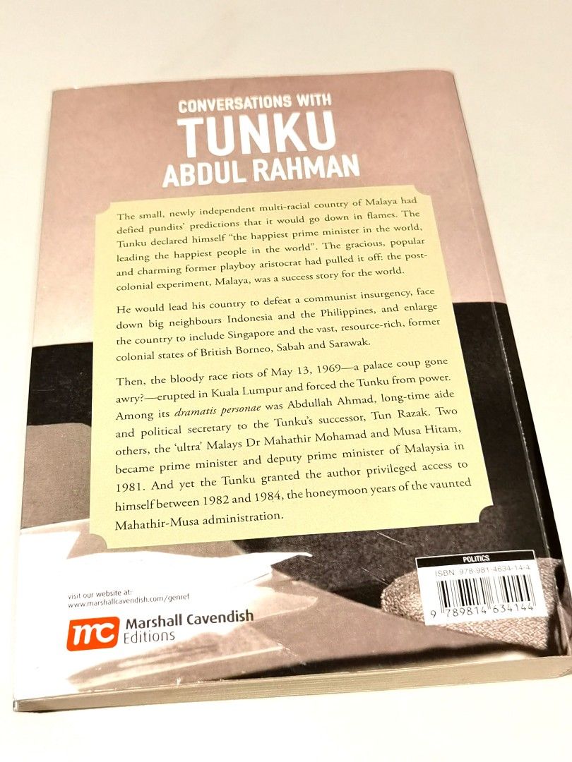 Conversation With Tunku Abdul Rahman Book By Tan Sri Adbullah Ahmad ...