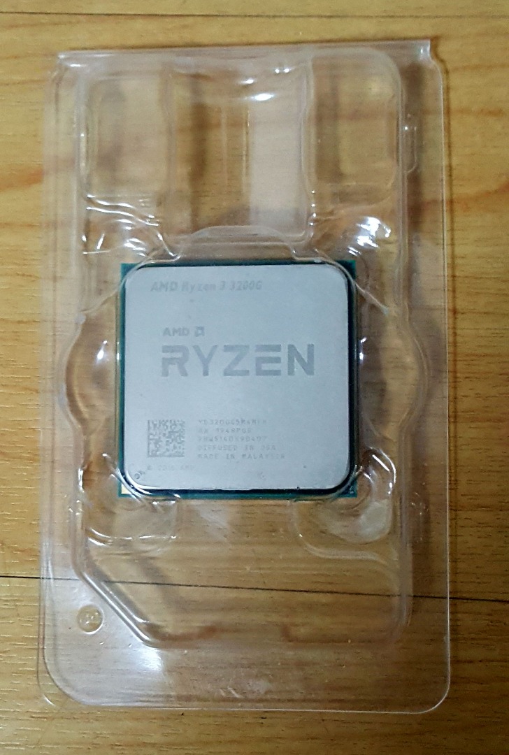 CPU - AMD Ryzen 3 3200G (4 Cores 4 Threads) Tray Type, Computers & Tech ...