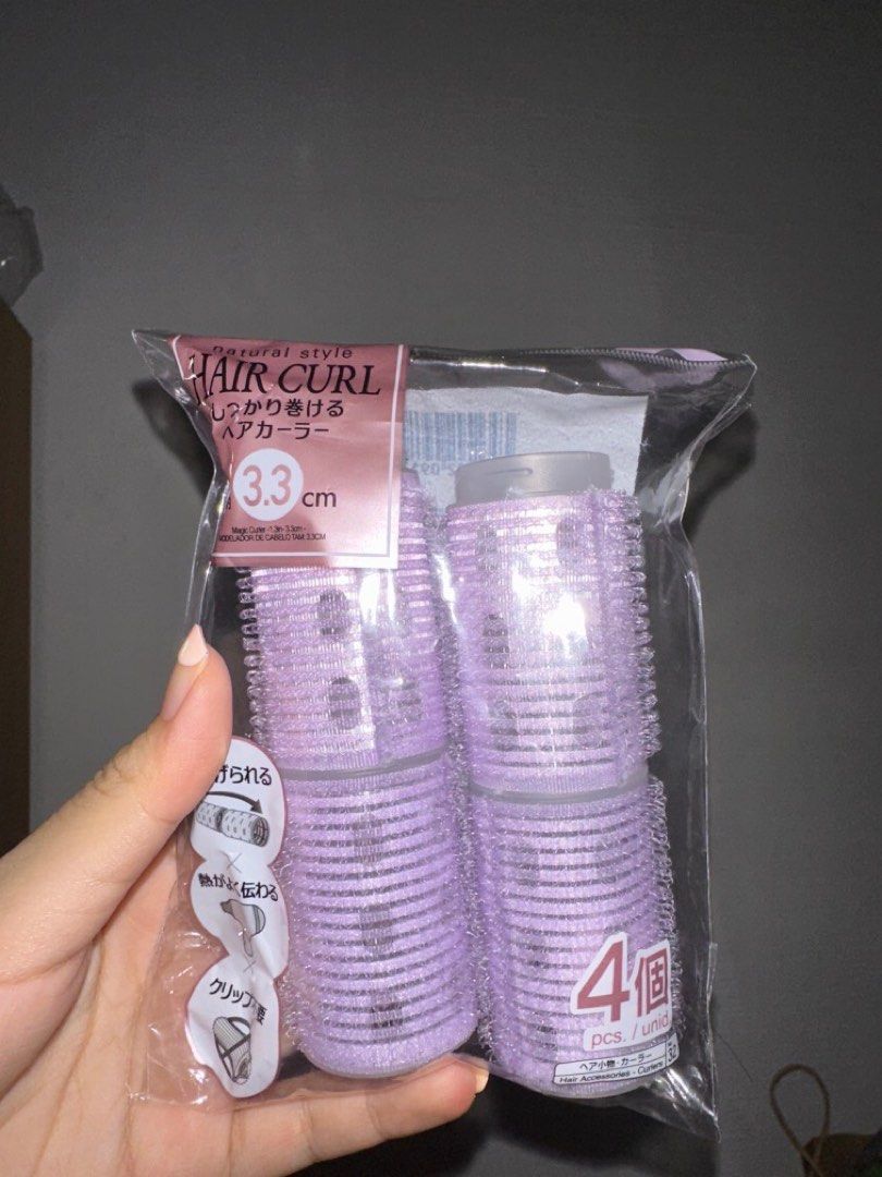 Daiso Hair Rollers, Beauty & Personal Care, Hair on Carousell