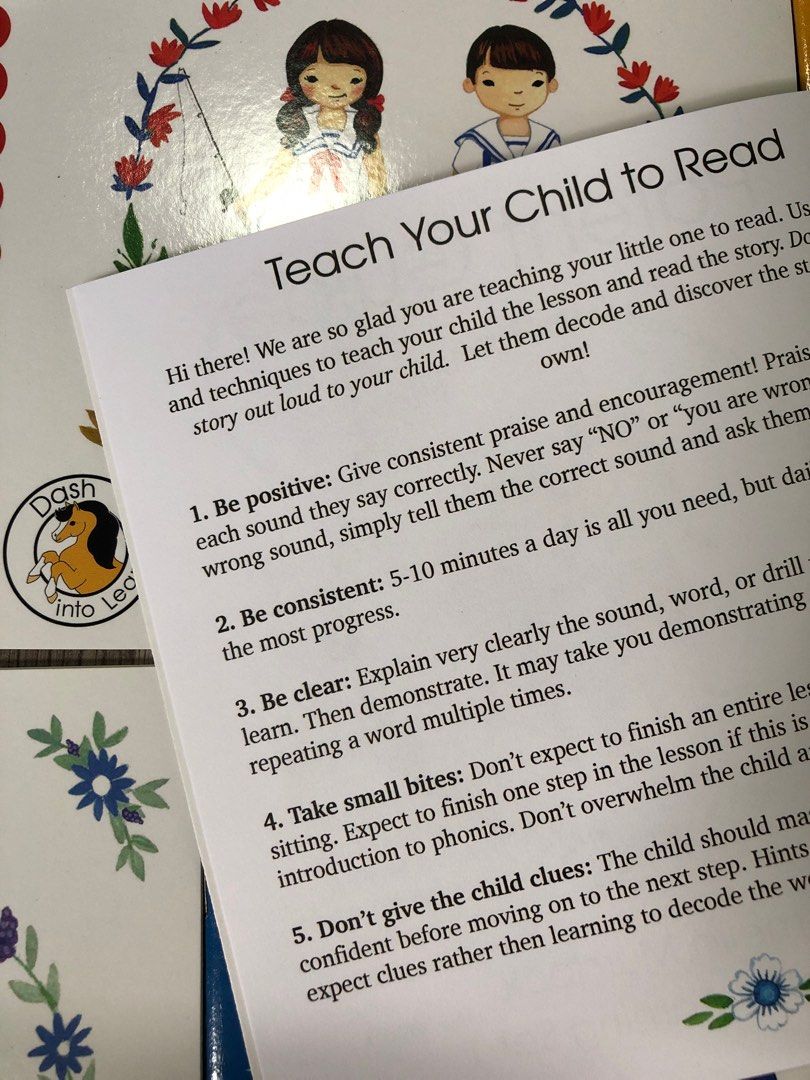 Set 1 Dash into Learning Early Phonetic Readers, Hobbies & Toys, Books ...