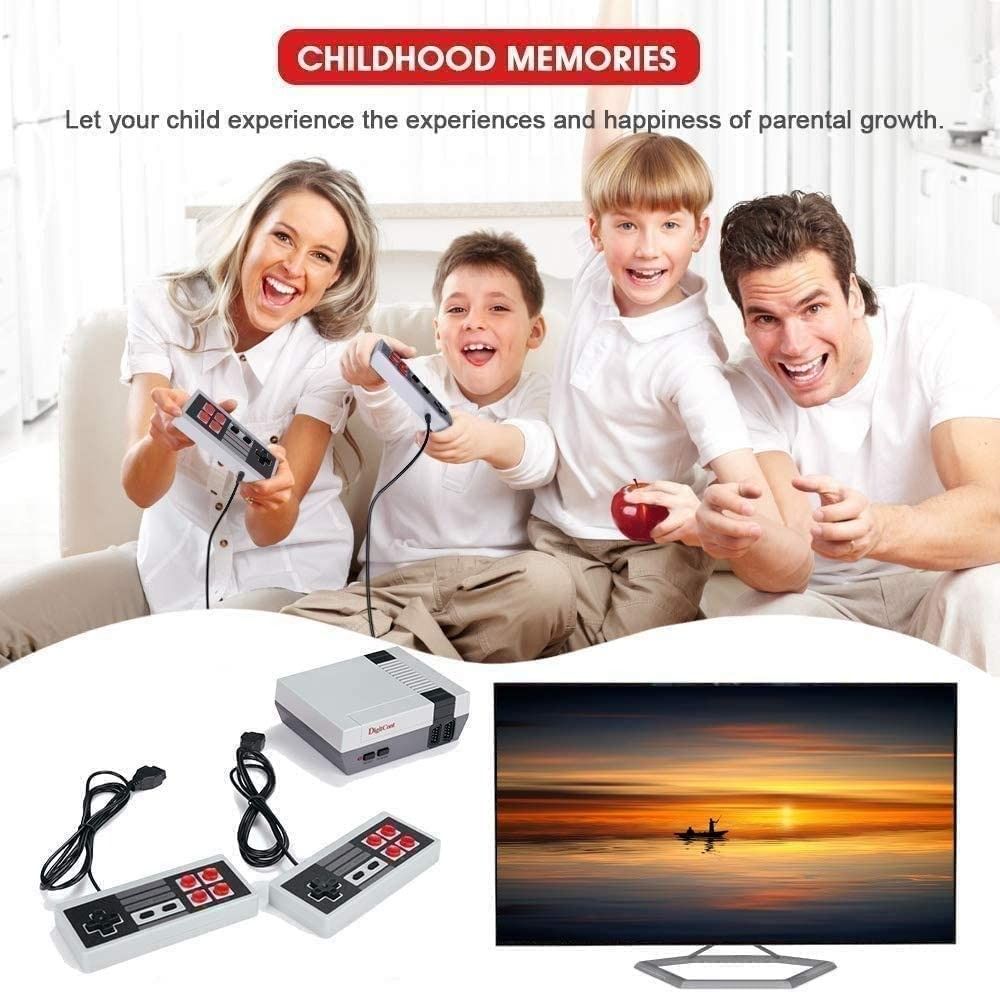 "DigitCont Plug & Play Classic Mini 2ND GEN Console, Built-in with 620 ...