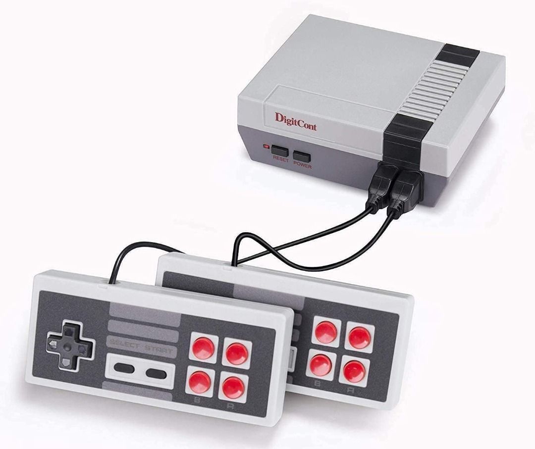 "DigitCont Plug & Play Classic Mini 2ND GEN Console, Built-in with 620 ...
