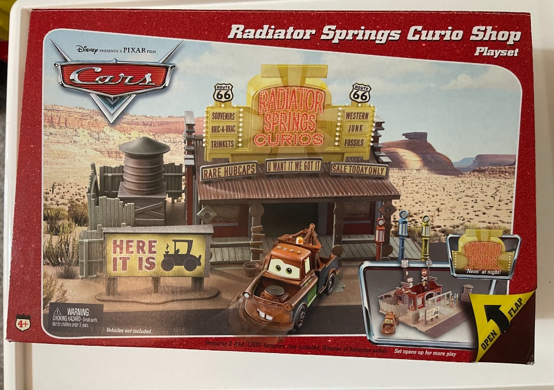 Disney Cars Radiator Springs Curio Shop Playset (Mattel), Hobbies & Toys, Toys & Games on Carousell