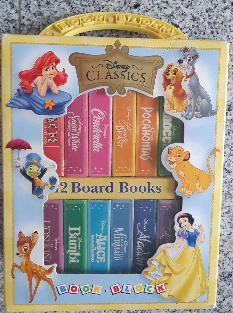 Disney Classic 12 Sturdy Board Books, Hobbies & Toys, Books & Magazines ...