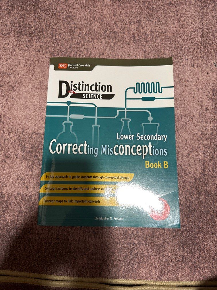 Distinction in Science Correcting Misconceptions Lower Secondary Book B ...