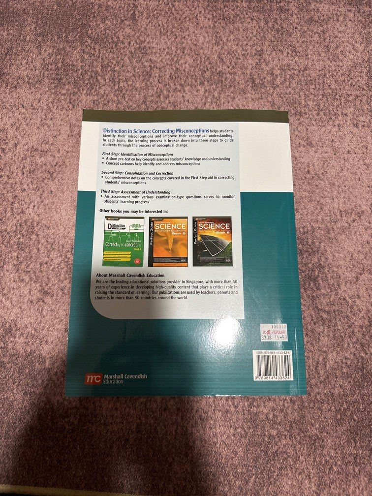 Distinction in Science Correcting Misconceptions Lower Secondary Book B ...