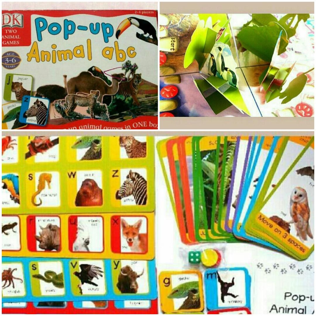 DK Pop-up Animals ABC Party Scrabble Thomas & Friends Fishing Game ...
