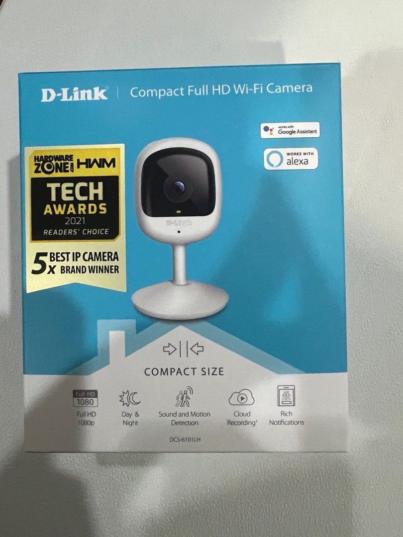 D-Link Security Camera DCS-6101LH Compact Full HD Wi-Fi Camera ...