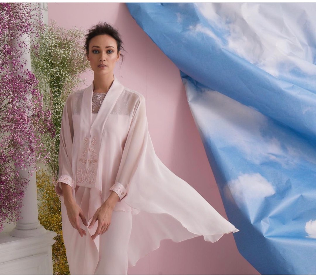 DPLKL peony dress in orange, Women's Fashion, Muslimah Fashion, Dresses ...