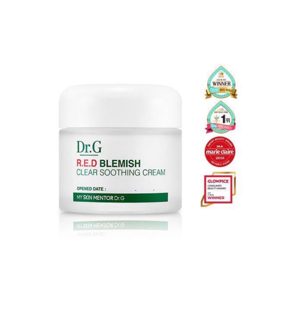 DR.G RED BLEMISH CLEAR SOOTHING CREAM 70ML, Beauty & Personal Care ...