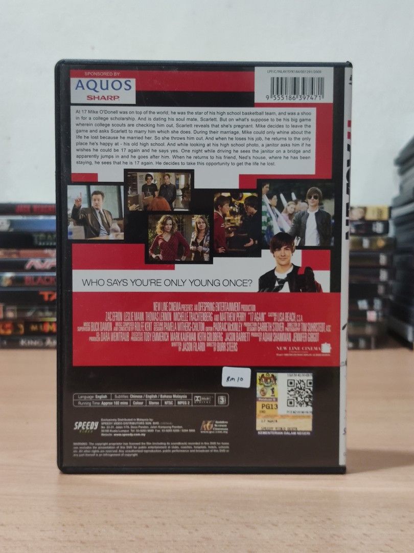(DVD) 17 Again, Hobbies & Toys, Music & Media, CDs & DVDs on Carousell