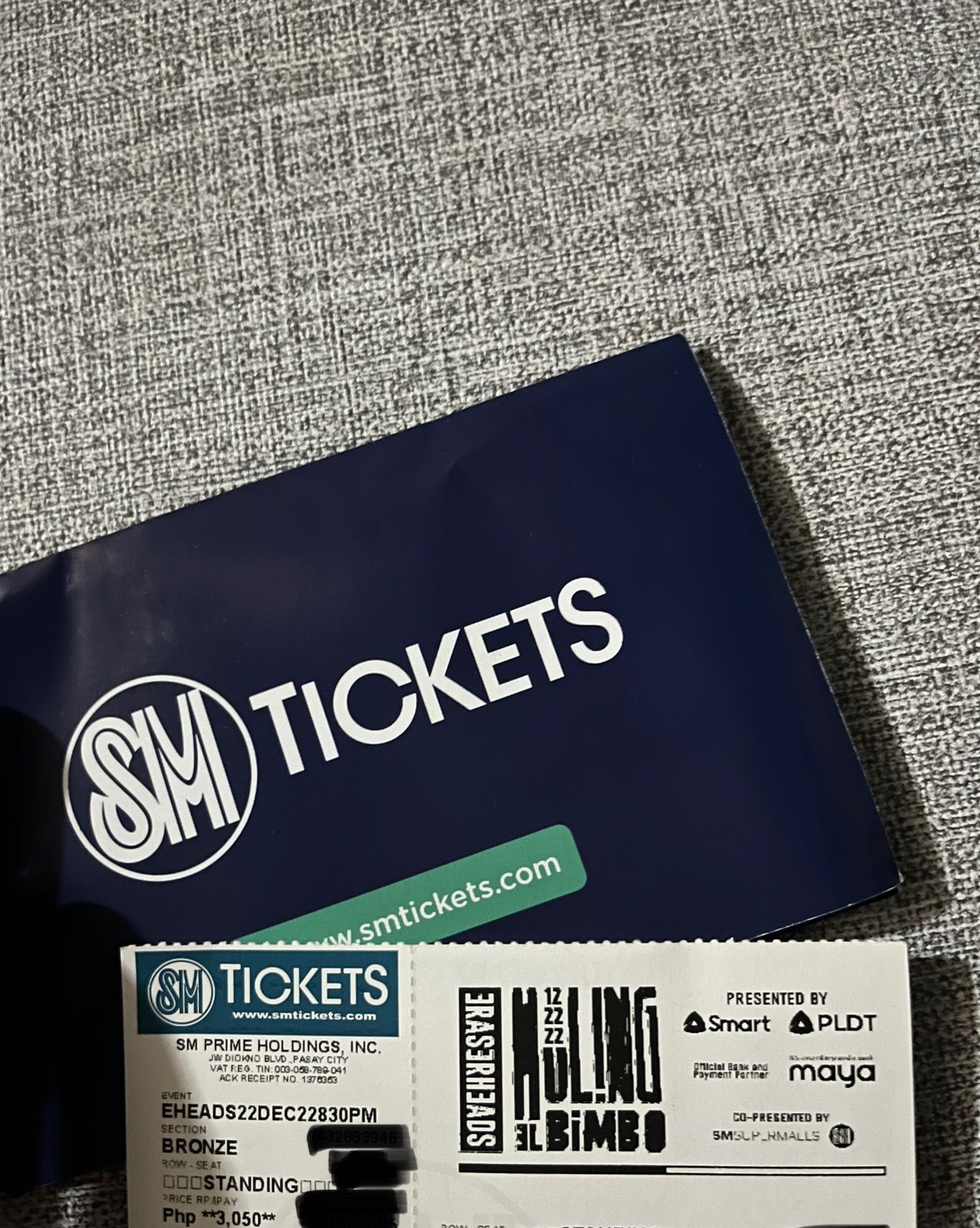 Eraserheads Huling El Bimbo Bronze ticket, Tickets & Vouchers, Event Tickets on Carousell