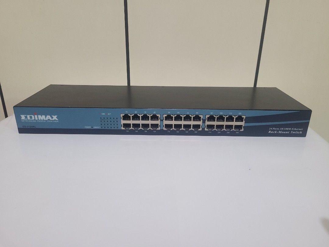 ES-3124RL 訊舟科技 Edimax 24埠 網路交換器 集線器 24路 管理型交換器 智慧型交換器, 電腦及科技產品, 商務用科技產品 ...