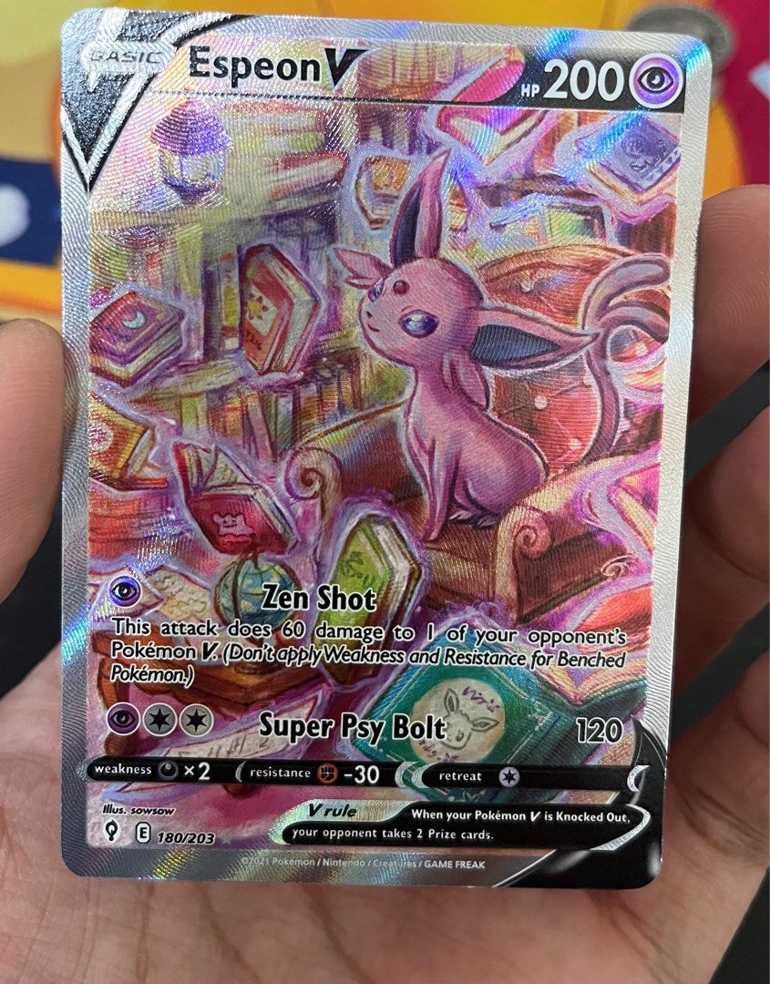 Espeon V AA, Hobbies & Toys, Toys & Games on Carousell