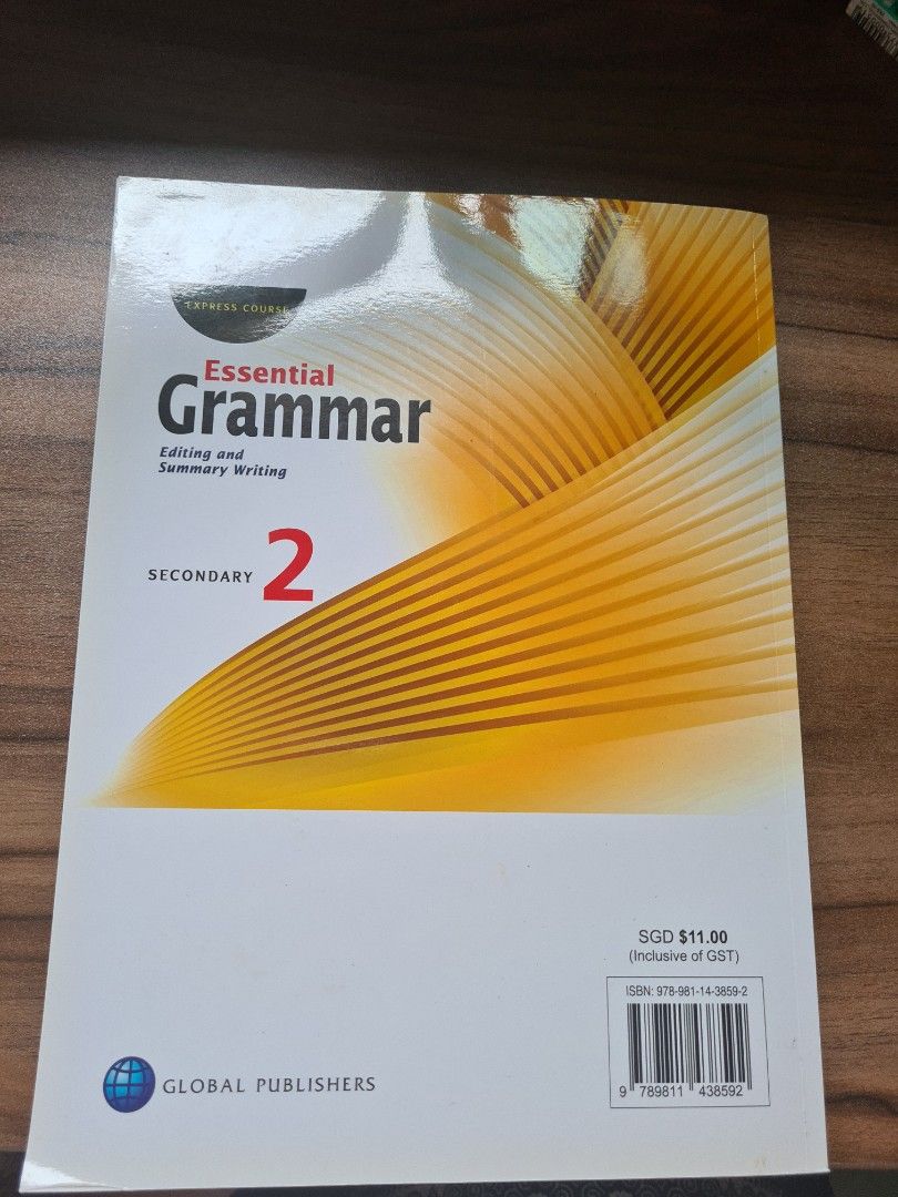 Essential Grammar editing and summary writing Secondary 2, Hobbies ...