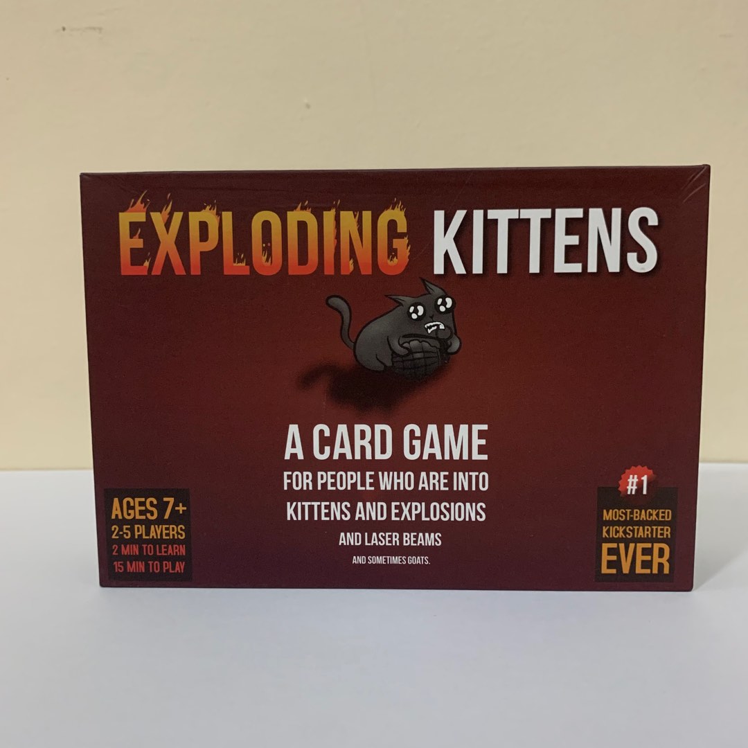 Exploding Kittens, Hobbies & Toys, Toys & Games on Carousell