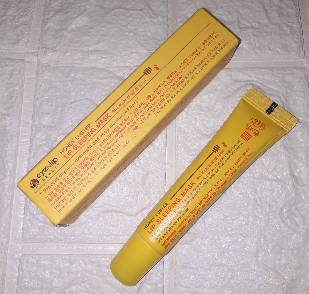 EyeNLip Beauty Honey Luster Lip Sleeping Mask 15g (Made in Korea ...
