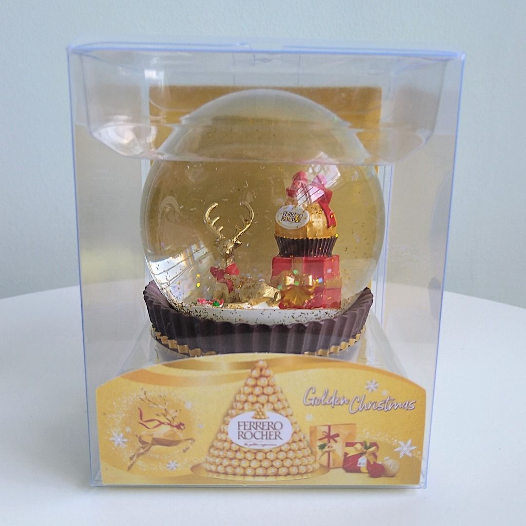 Ferrero Rocher Limited Edition Christmas Festive Glass Snow Globe 2021 ...
