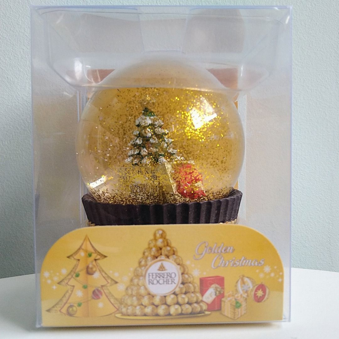 Ferrero Rocher Limited Edition Christmas Festive Glass Snow Globe 2021 ...