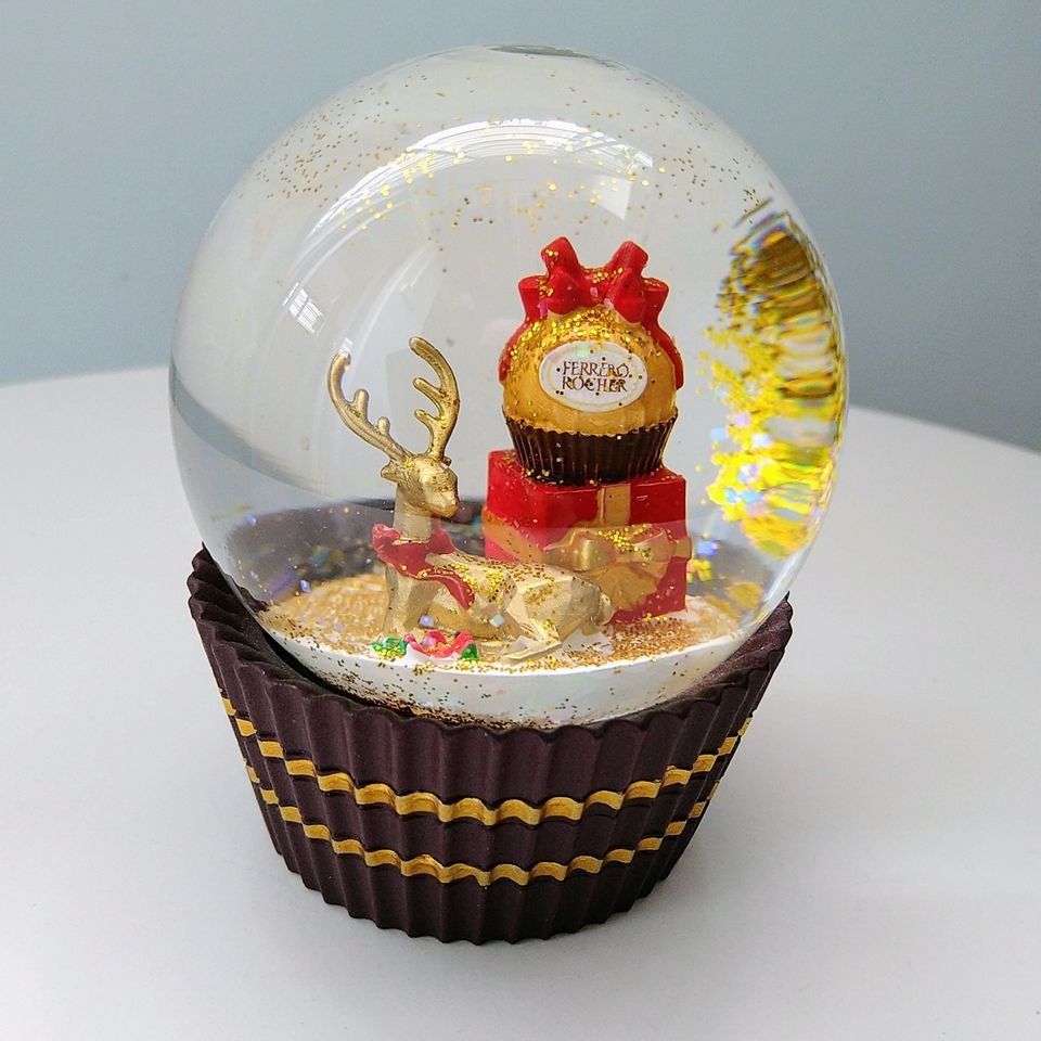Ferrero Rocher Limited Edition Christmas Festive Glass Snow Globe 2021 ...