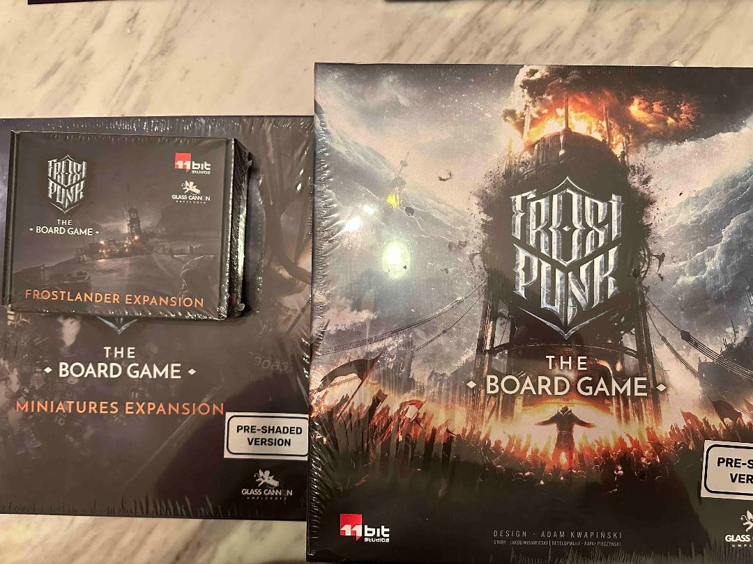 Frostpunk board game Kickstarter Deluxe package!, Hobbies & Toys, Toys ...