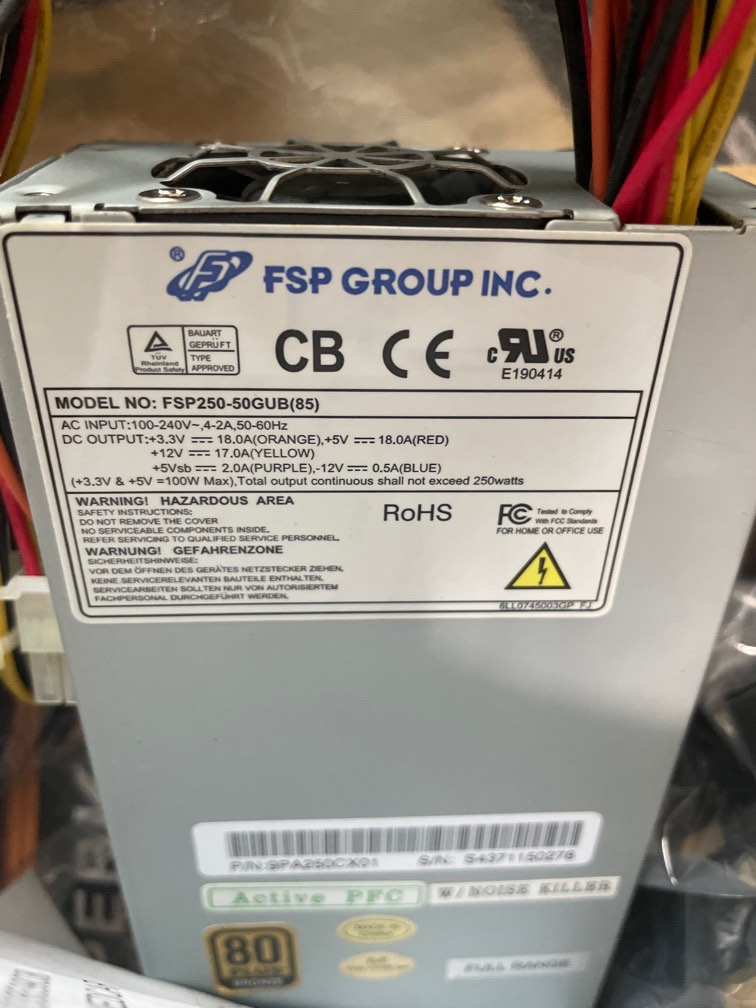 FSP FLEX power supply PSU 250W, Computers & Tech, Parts & Accessories ...