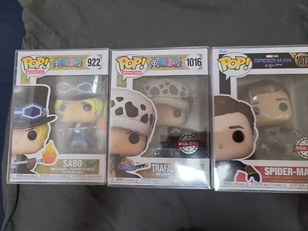 Funko Pop law Sabo spider man, Hobbies & Toys, Toys & Games on Carousell