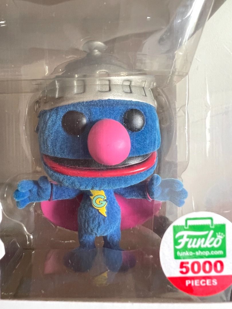 Funko Pop! Sesame Street #01 Flocked SUPER GROVER (Limited Edition 5000 ...