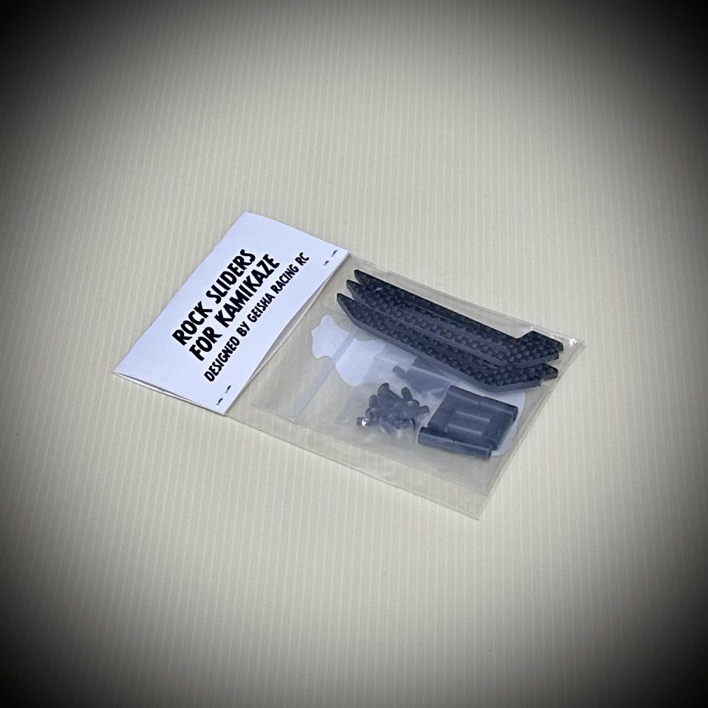 Geisha Racing Rock Sliders for Kamikaze RC Crawler Chassis, Hobbies ...