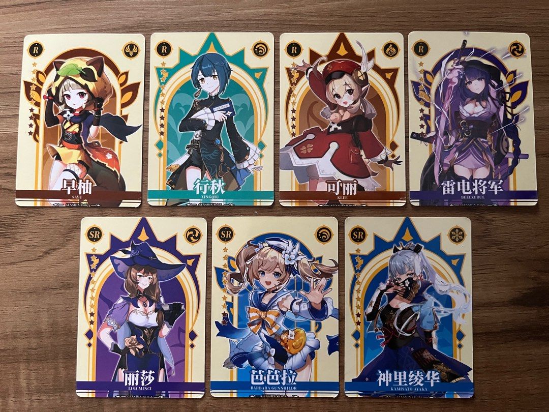 Genshin Impact collection card, Hobbies & Toys, Toys & Games on Carousell
