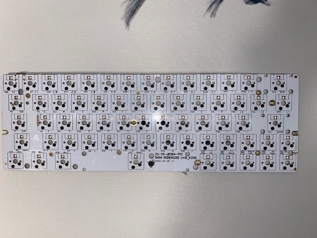 GK64 RGB PCB Hotswap, Computers & Tech, Parts & Accessories, Computer ...