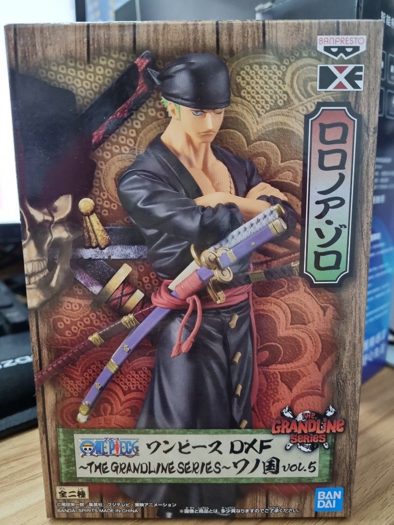 GOLD TOEI One Piece Roronoa Zoro figure The Grandline Series, Hobbies ...