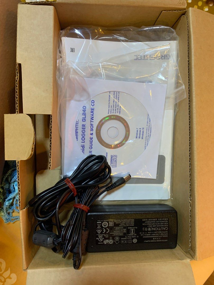 GRAPHTECH midi LOGGER GL240 datalogger, Computers & Tech, Parts ...