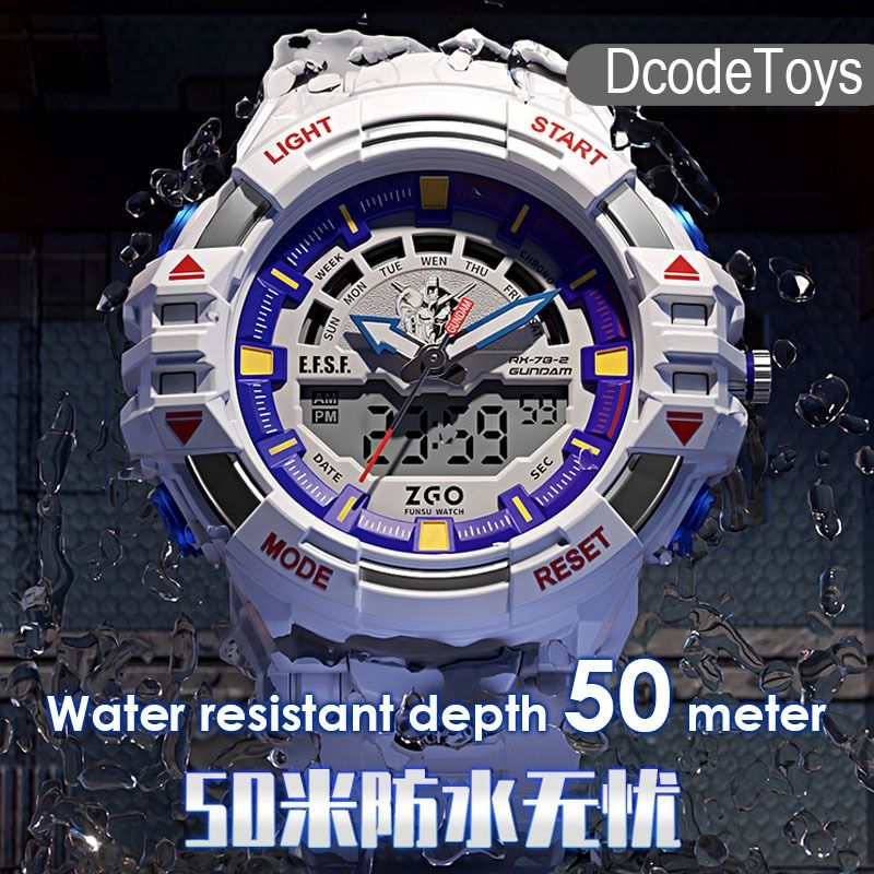 Gundam RX-78 Original Genuine ZGO Sports Watch Unisex Collection ...