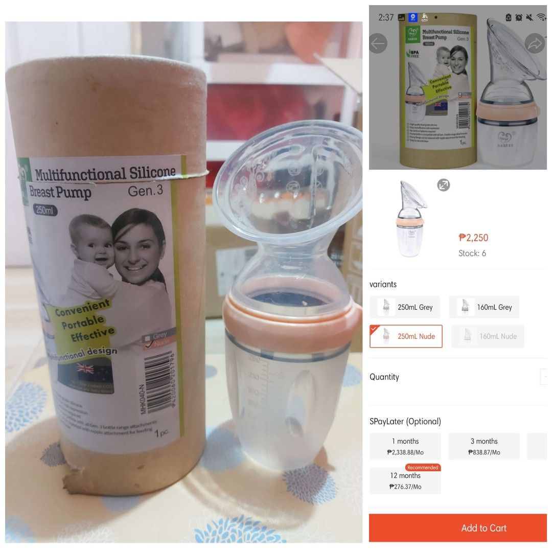 Haaka Gen 3 Nude 250ml, Babies & Kids, Nursing & Feeding, Breastfeeding & Bottle Feeding on ...