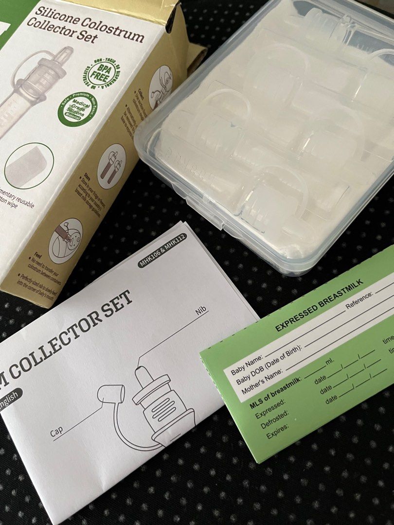 Haakaa Silicone Colostrum Collector Set 6pc, Babies & Kids, Nursing ...