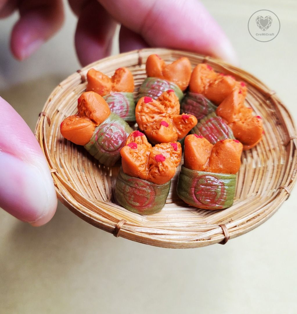 Handmade Miniature Huat Kueh, Fa Kueh, Hobbies & Toys, Stationery ...